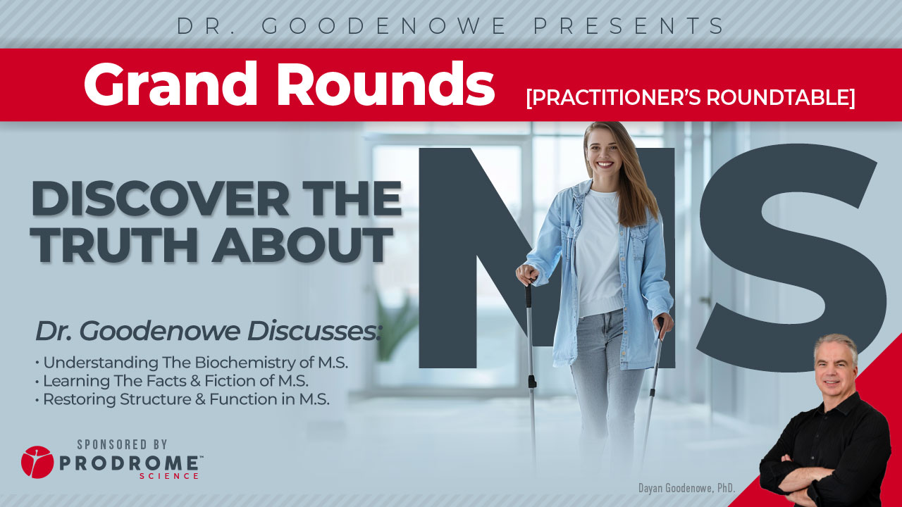 Dr. Goodenowe’s Restorative Health Grand Rounds:Restoring Health ...